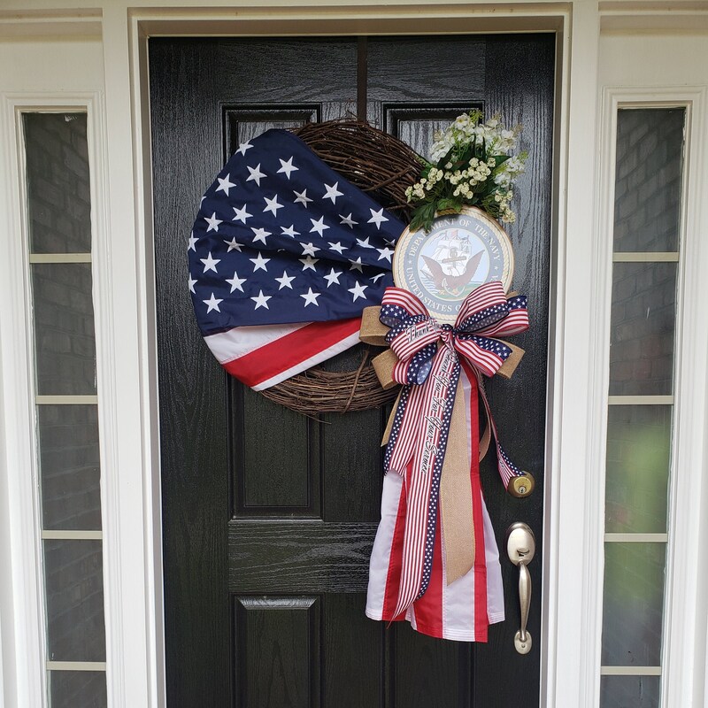 Veterans Day Wreath - Etsy
