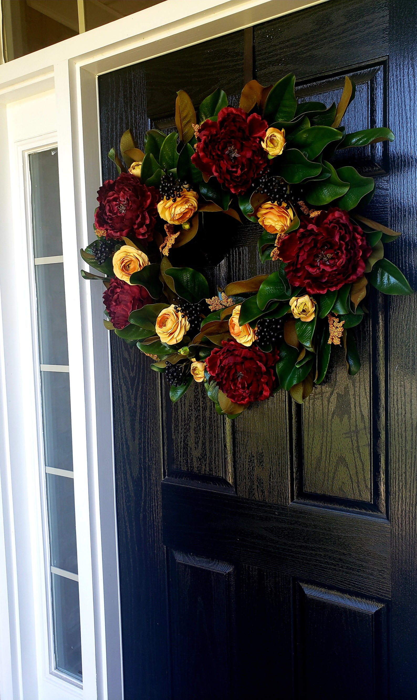 Extra Large Fall Wreath, Fall Wreath for Front Door, Autumn Door Decor ...