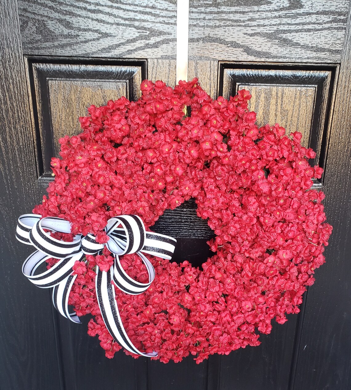Red Door Wreaths Red Wreaths Spring Wreath Summer Wreath - Etsy