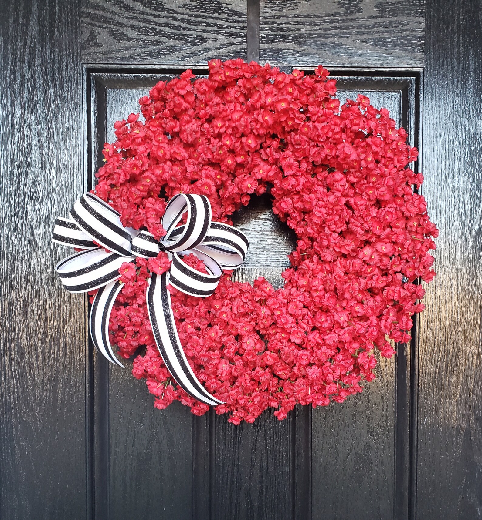 Red Door Wreaths Red Wreaths Spring Wreath Summer Wreath - Etsy