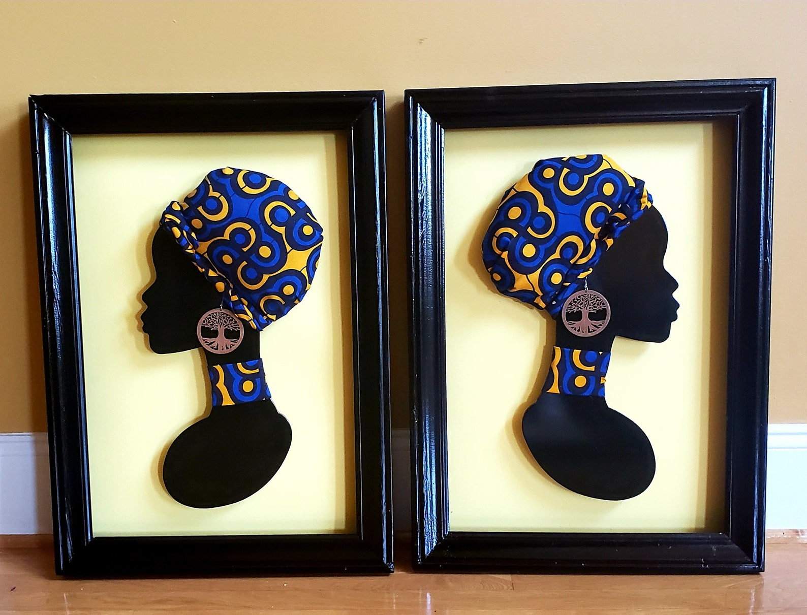 African Art 3D African Art Black History African Wall Art | Etsy