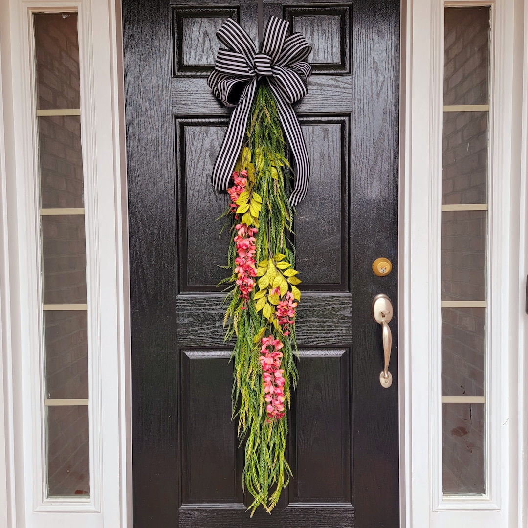 XL Vine Door Hanger | Wisteria Vine Door Hanger | Spring Door Wreath ...