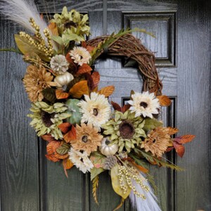 NEW Fall Wreath, Fall Wreath for Front Door, Fall Boho Wreath, Fall ...