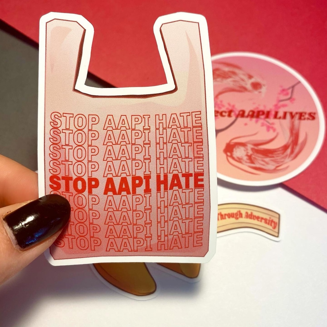 Stop Asian Hate Stickers Stop AAPI Hate Stickers 100% - Etsy