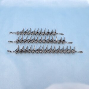Persephone Chainmail Spike Bracelet Spiked Jewelry Gothic Punk Fashion ...