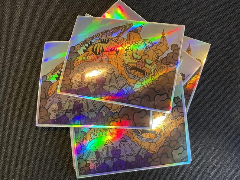 Garfield X Unicron Sticker Transformers Movie G1 3'' X 2.3'' Vinyl ...