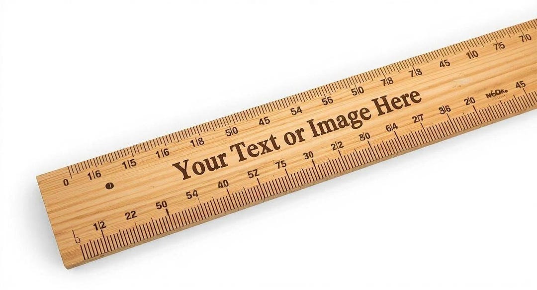Personalized Laser-engraved Wooden Ruler — the Perfect Gift for ...