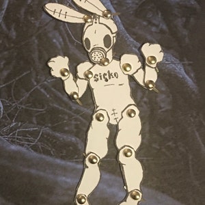 Printable DIY Paper Doll: Sickophant -- Articulated Creepy Cute Horror ...