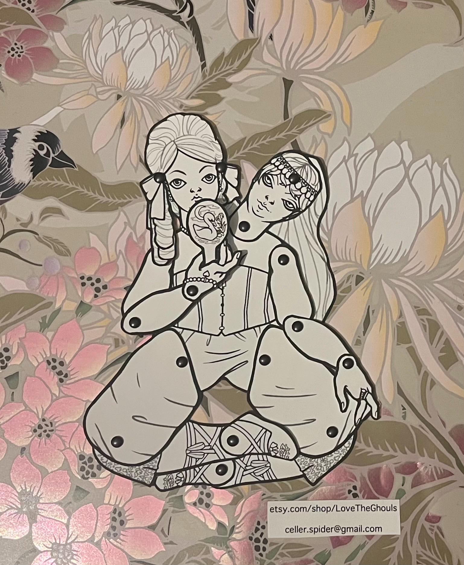 Printable DIY Articulated Paper Doll - Victorian Conjoined Twins - Etsy