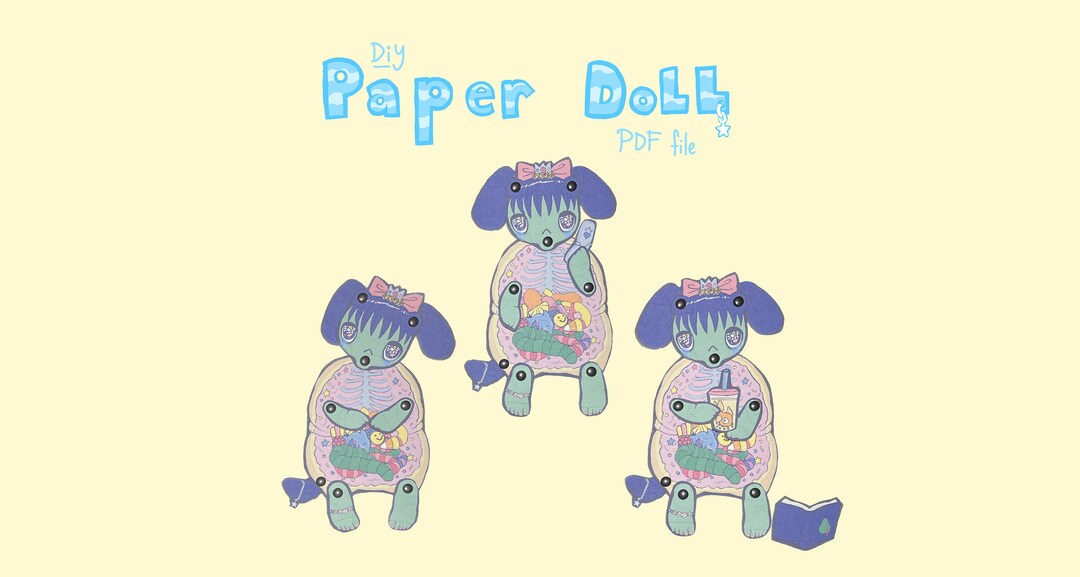 Chairman Sprinkles - Printable DIY Articulated Paper Doll - Etsy