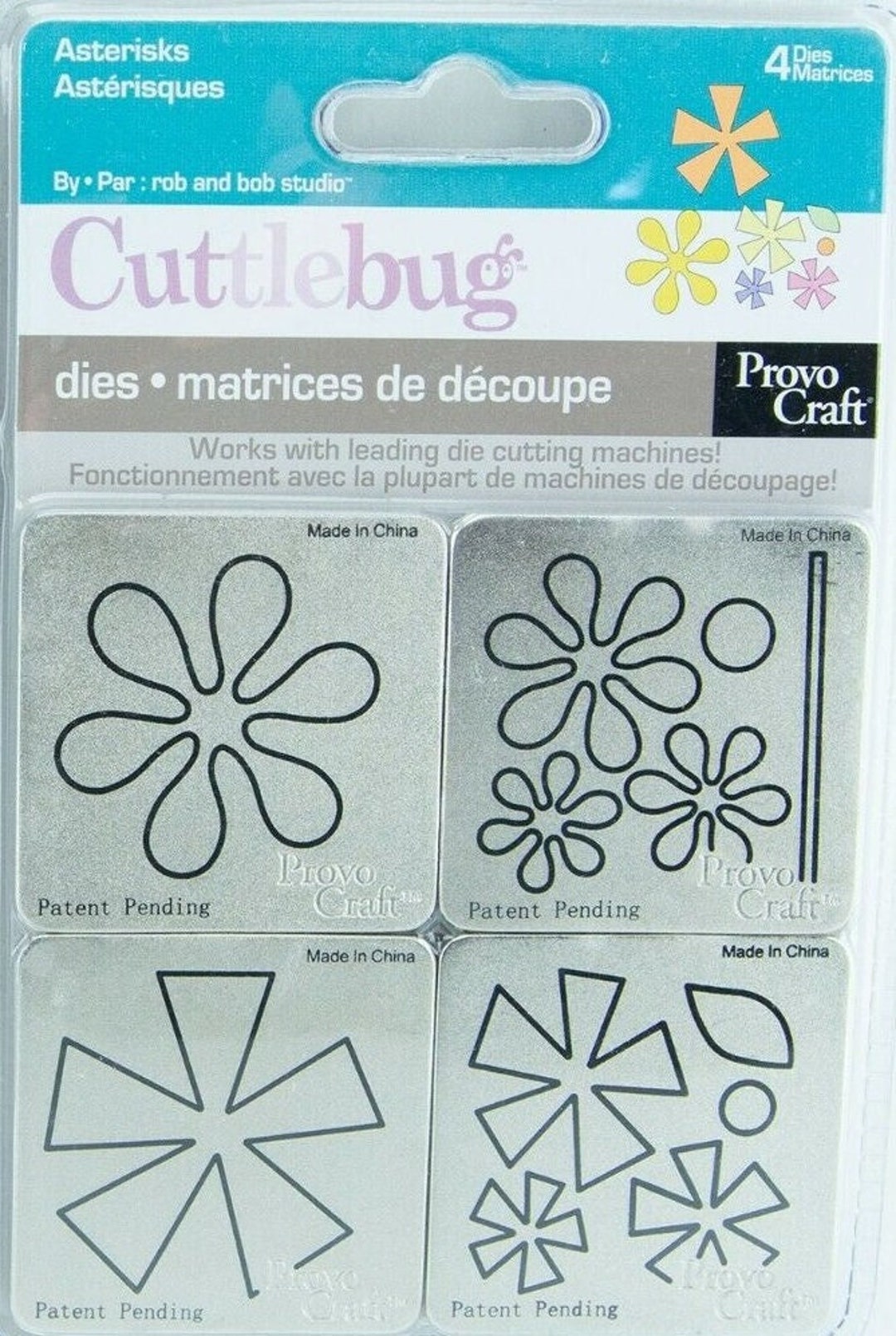 ASTERISKS Cuttlebug Die 4 Piece Set NIP Brand NEW 37-1202 - Etsy