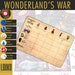 Upgrade Wonderland's War Score Sheet - Etsy