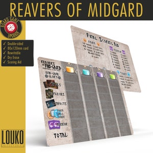 Upgrade Reavers of Midgard Score Sheet - Etsy