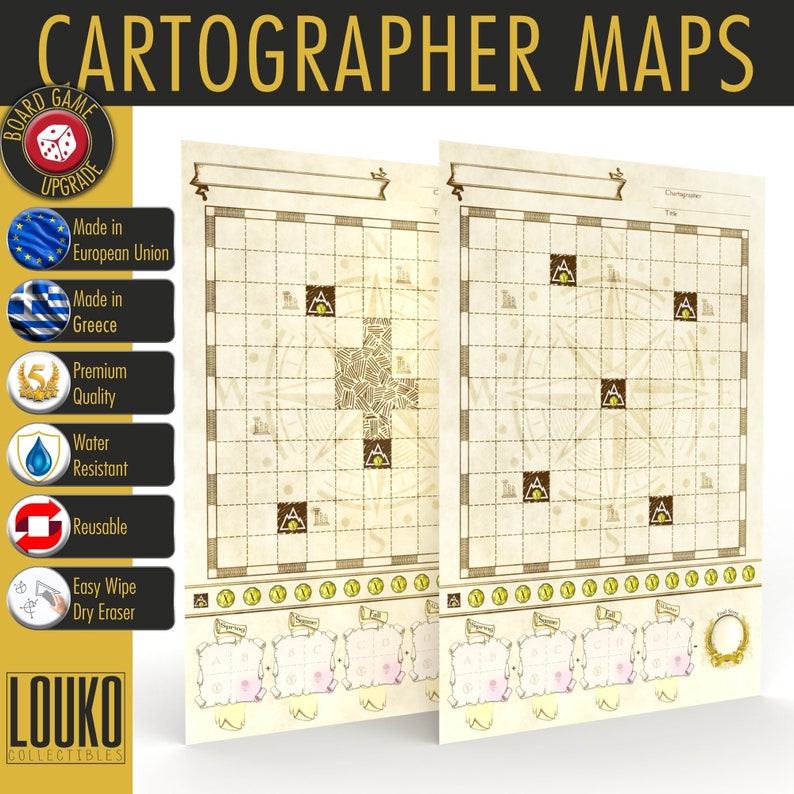Upgrade Cartographers Rewritable Maps - Etsy