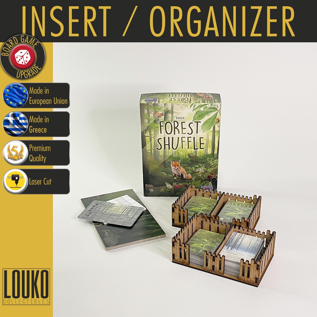 Insert/organizer [space-saver] for Forest Shuffle - Etsy