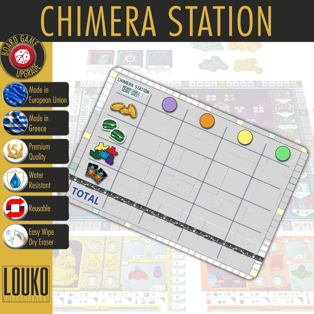 Upgrade Chimera Station Score Sheet - Etsy