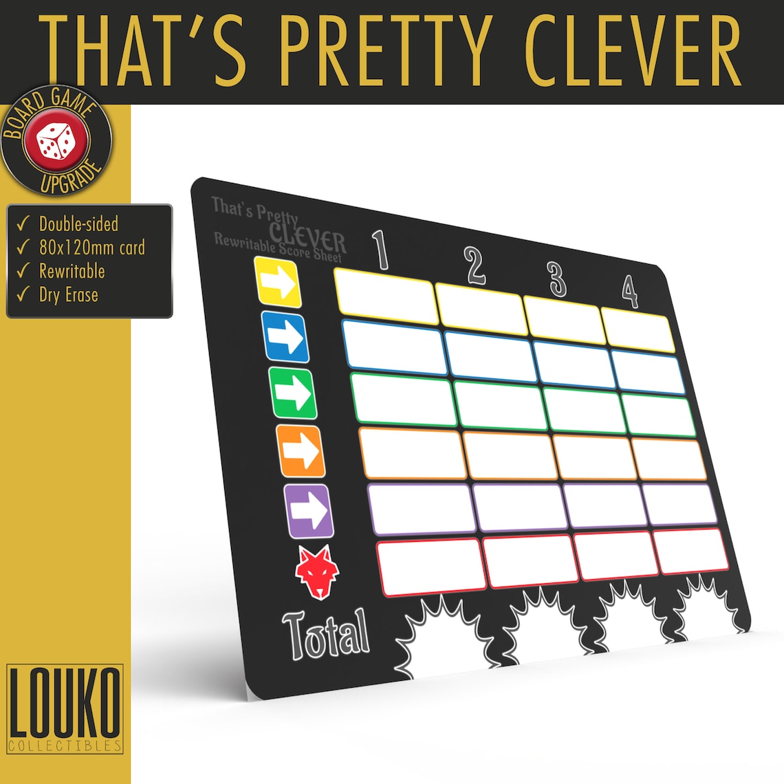 Upgrade That's Pretty Clever Score Sheet - Etsy