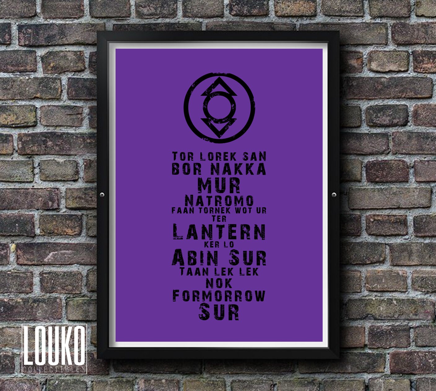 Indigo Lantern Corps Oath Translation