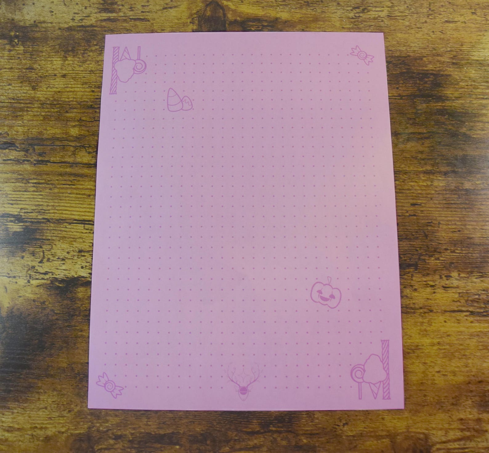 Dotted Note Sheets | Printable Stationery Set | Full Bundle Download ...