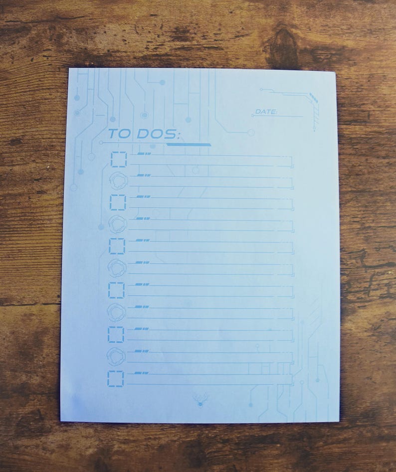 Individual To-do List | Printable Stationery | Boxed & Lined Designs ...