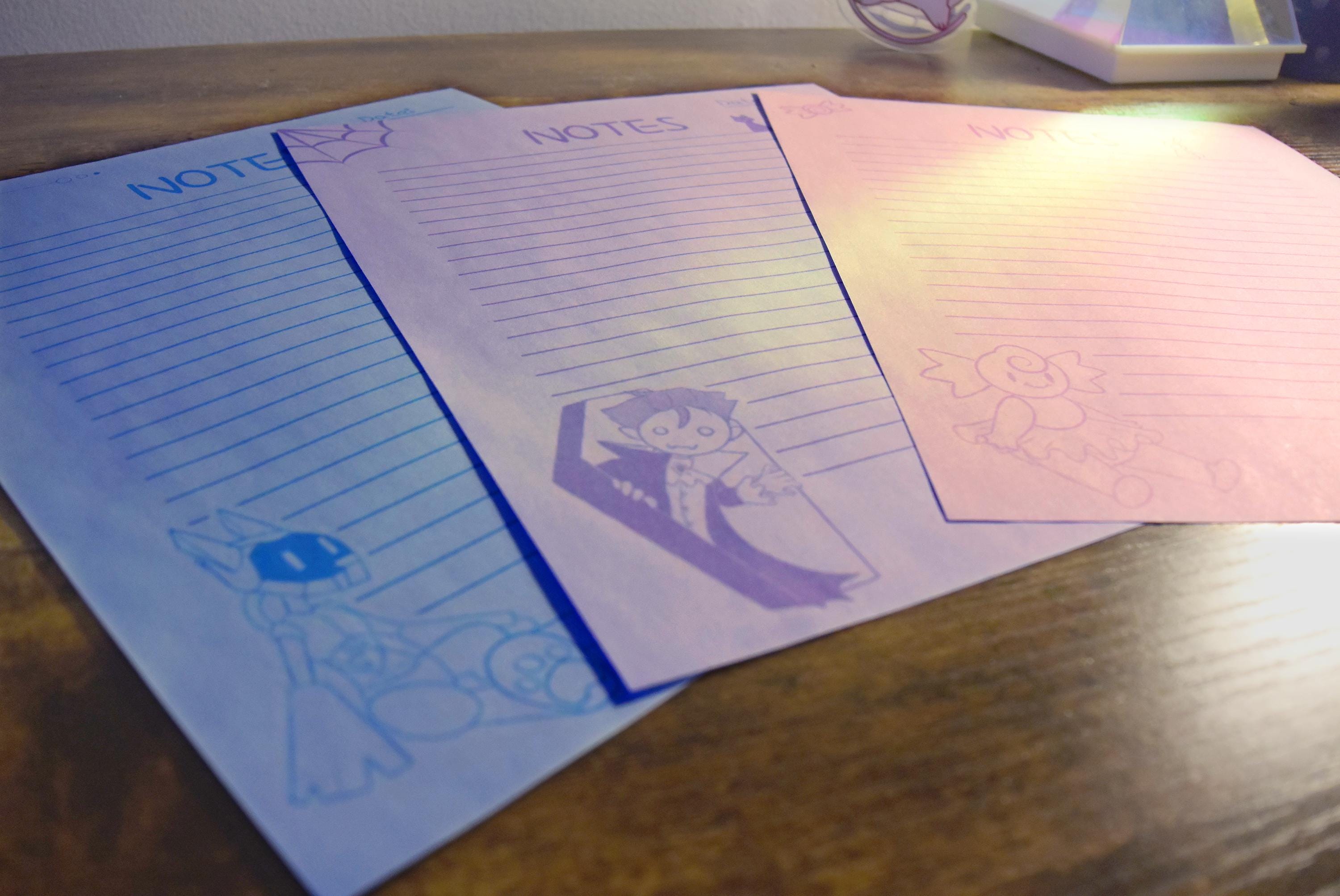 Individual Lined Note Sheet | Printable Stationery | Sweet Pink Design ...