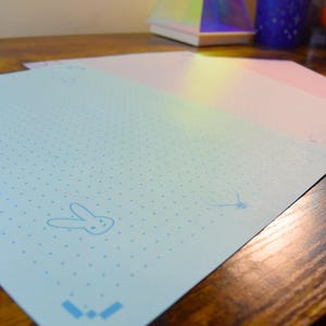 Dotted Note Sheets | Printable Stationery Set | Full Bundle Download ...