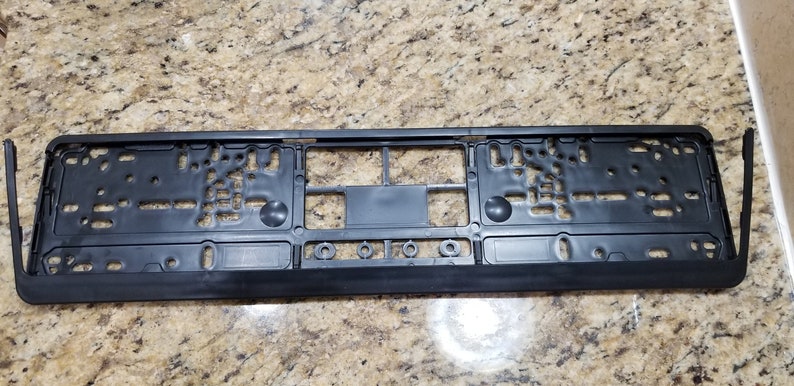 European License Plate Frame/bracket/holder.. Universal Flexible Fit - Etsy