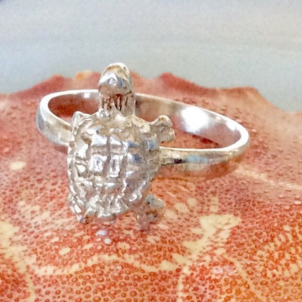 Turtle Toe Ring - Etsy