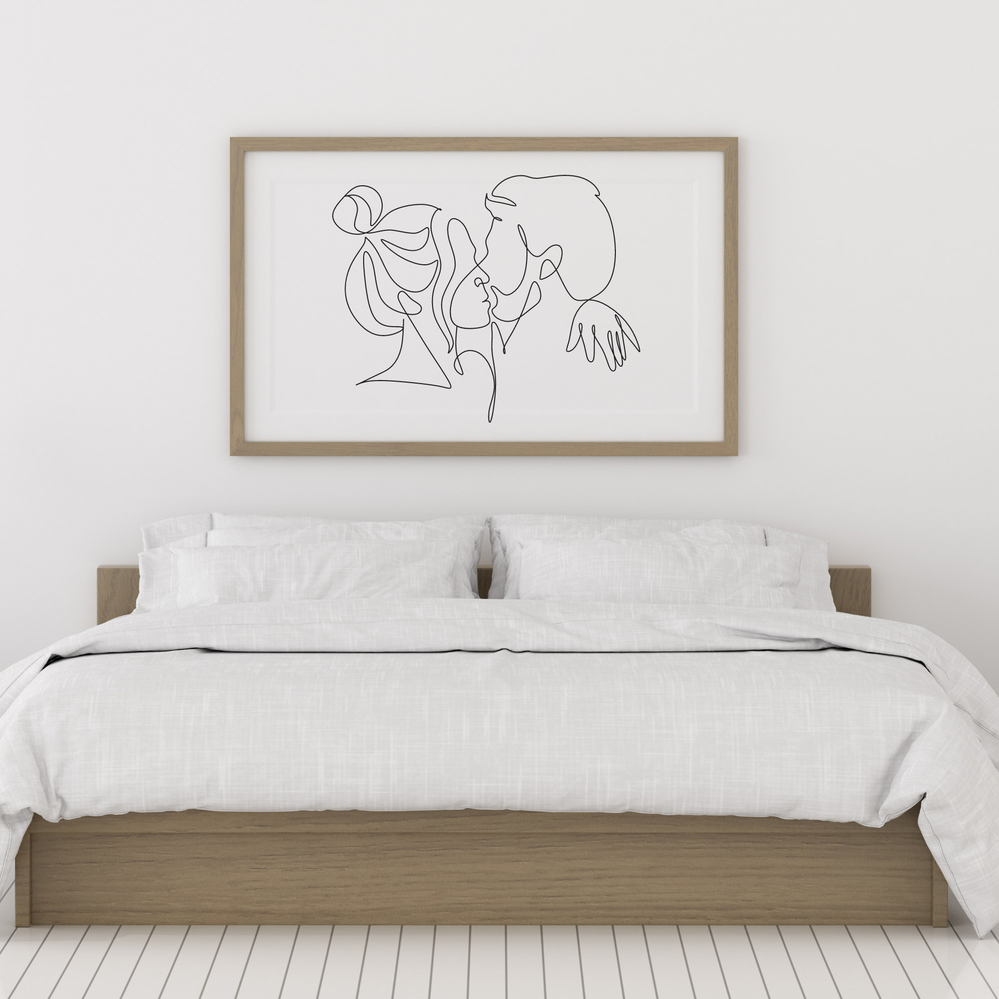 Line Art Couple, Romantic Printable Line Art - Etsy
