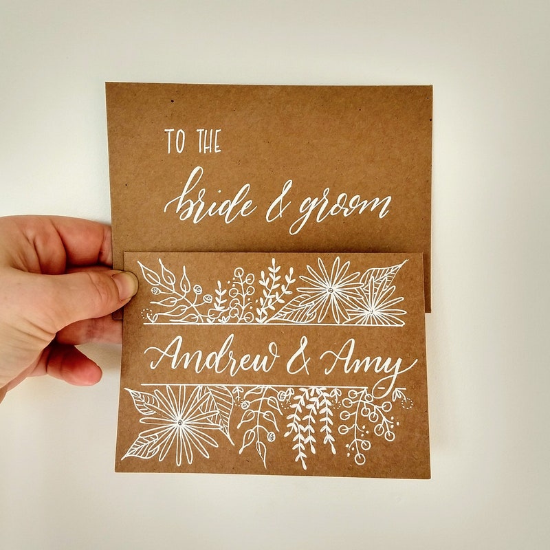 Custom Wedding Card - Etsy