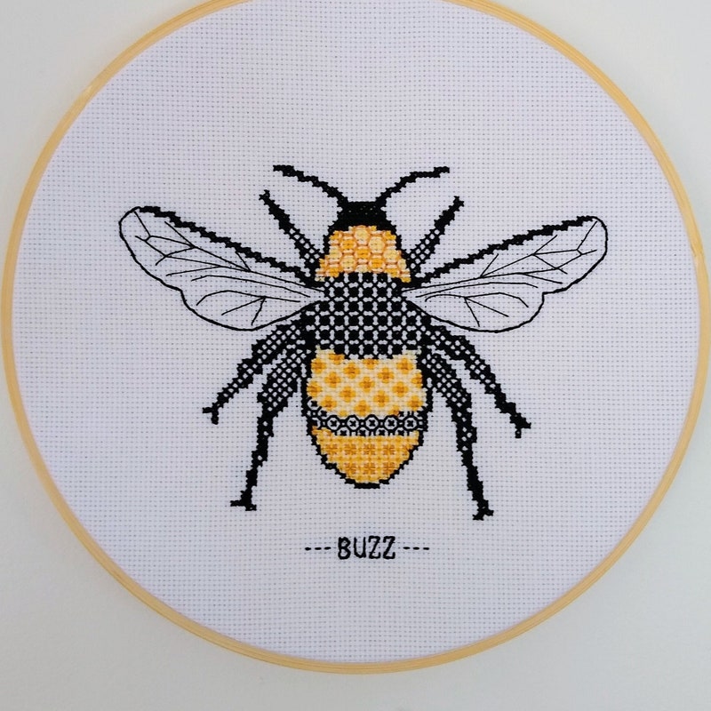 Bee Cross Stitch Pattern - Etsy