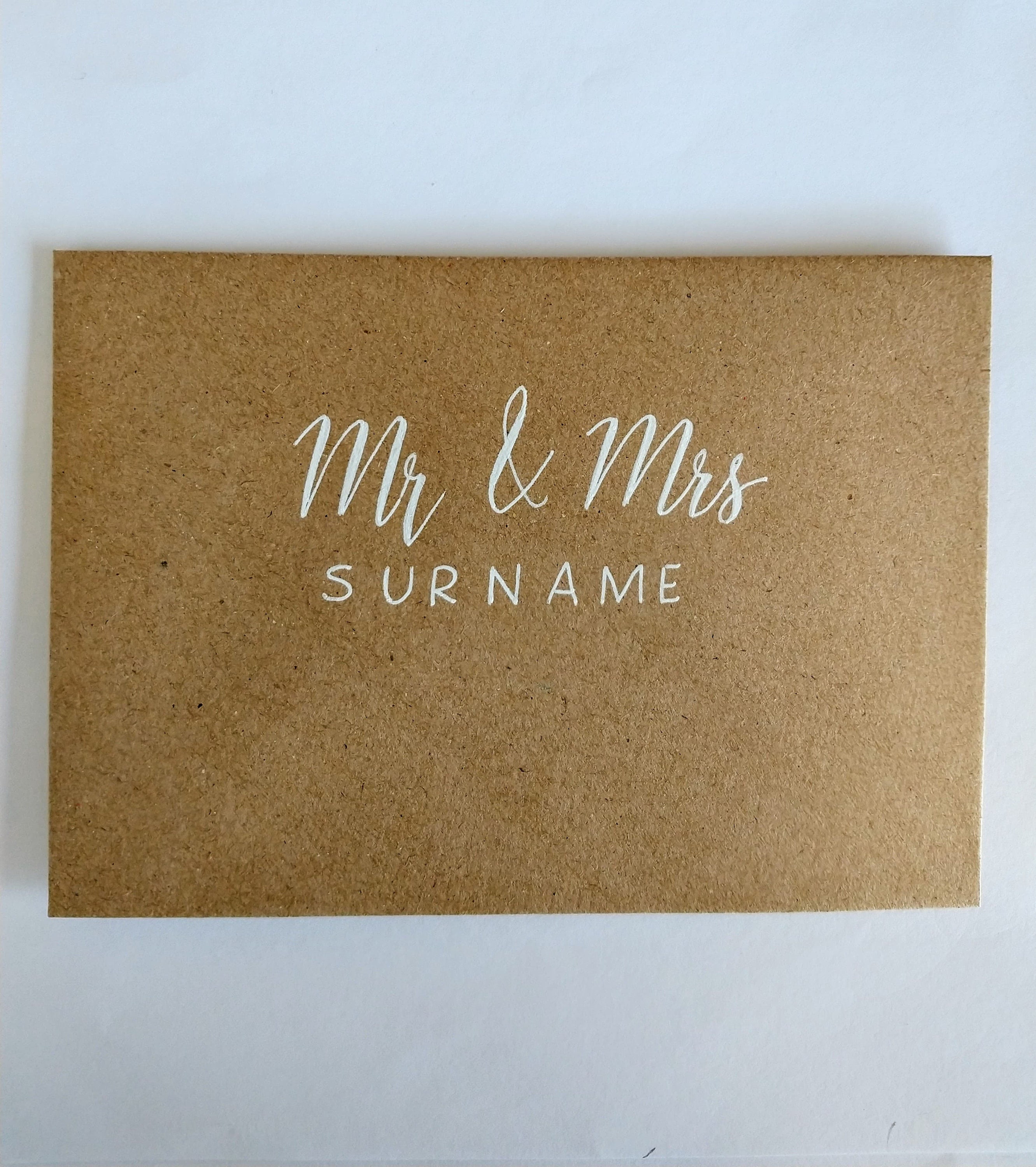 Custom Wedding Card Hand Lettered - Etsy Australia