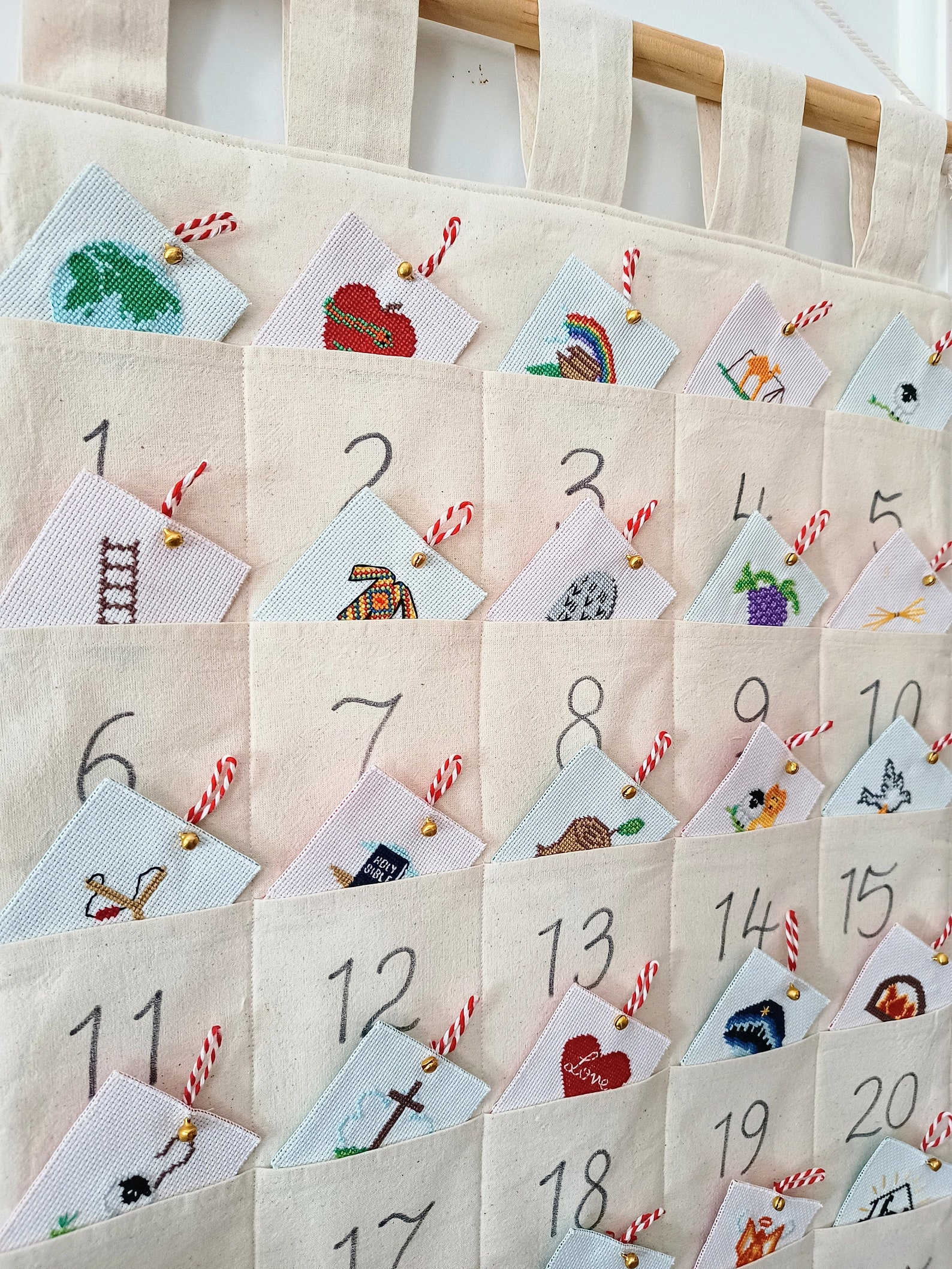 Jesse Tree Cross Stitch Ornaments Pattern PDF Countdown to Christmas ...