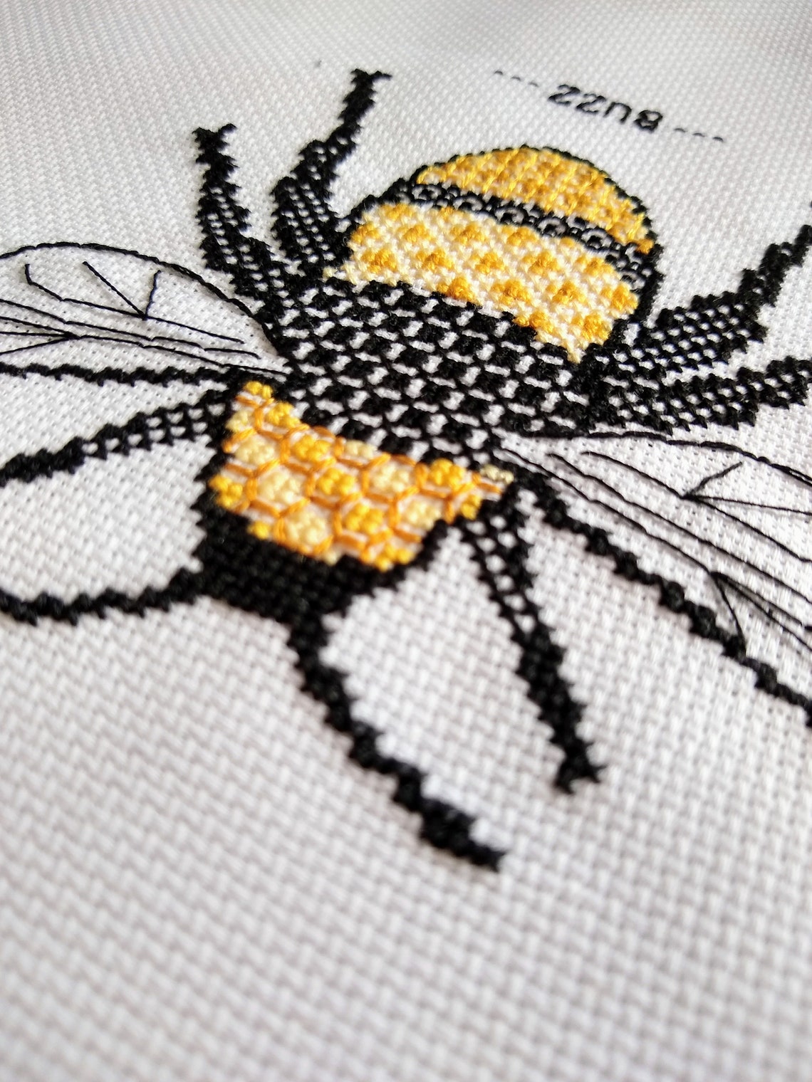 Bumble Bee Cross Stitch Pattern - Etsy