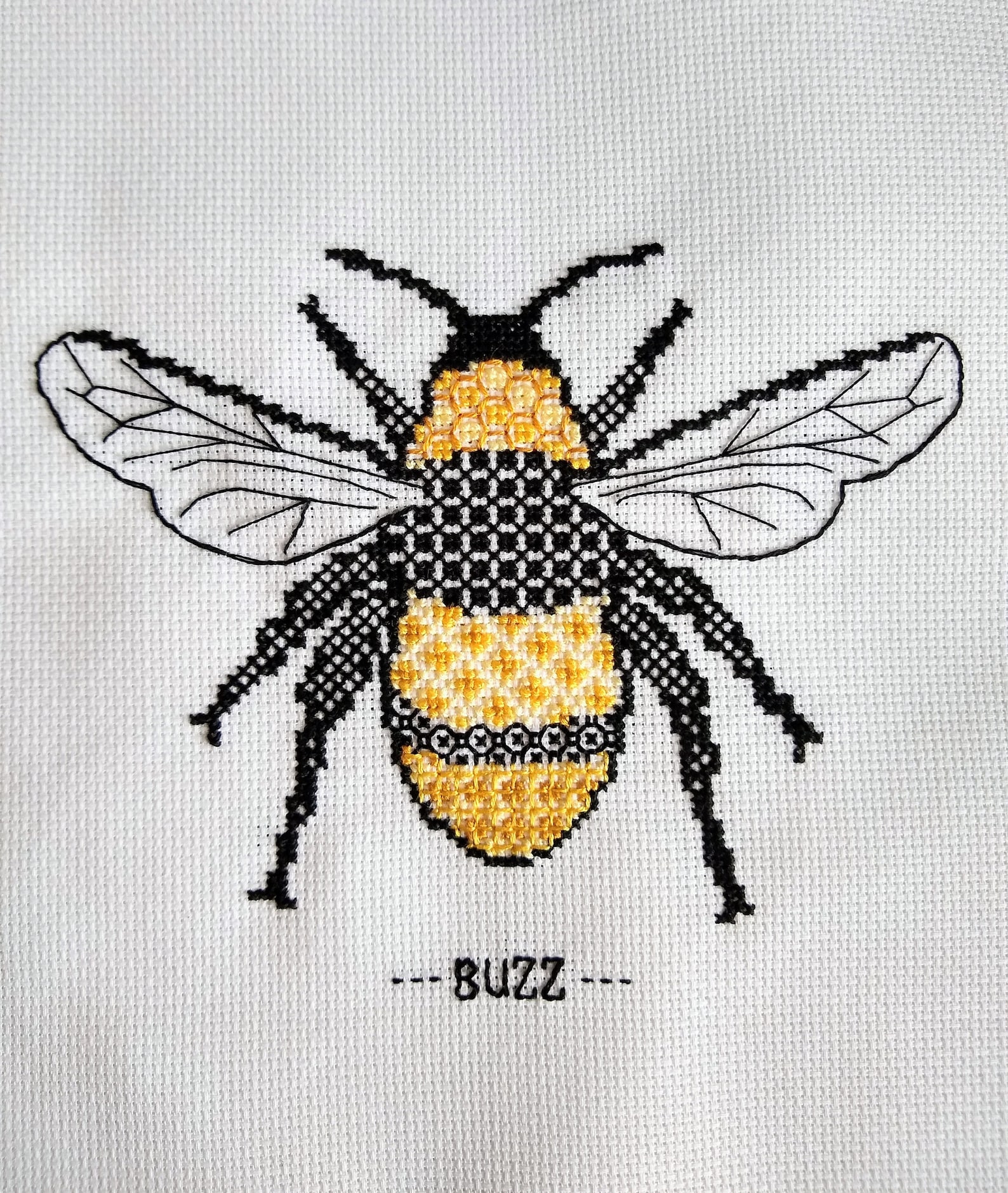 Bumble Bee Cross Stitch Pattern - Etsy