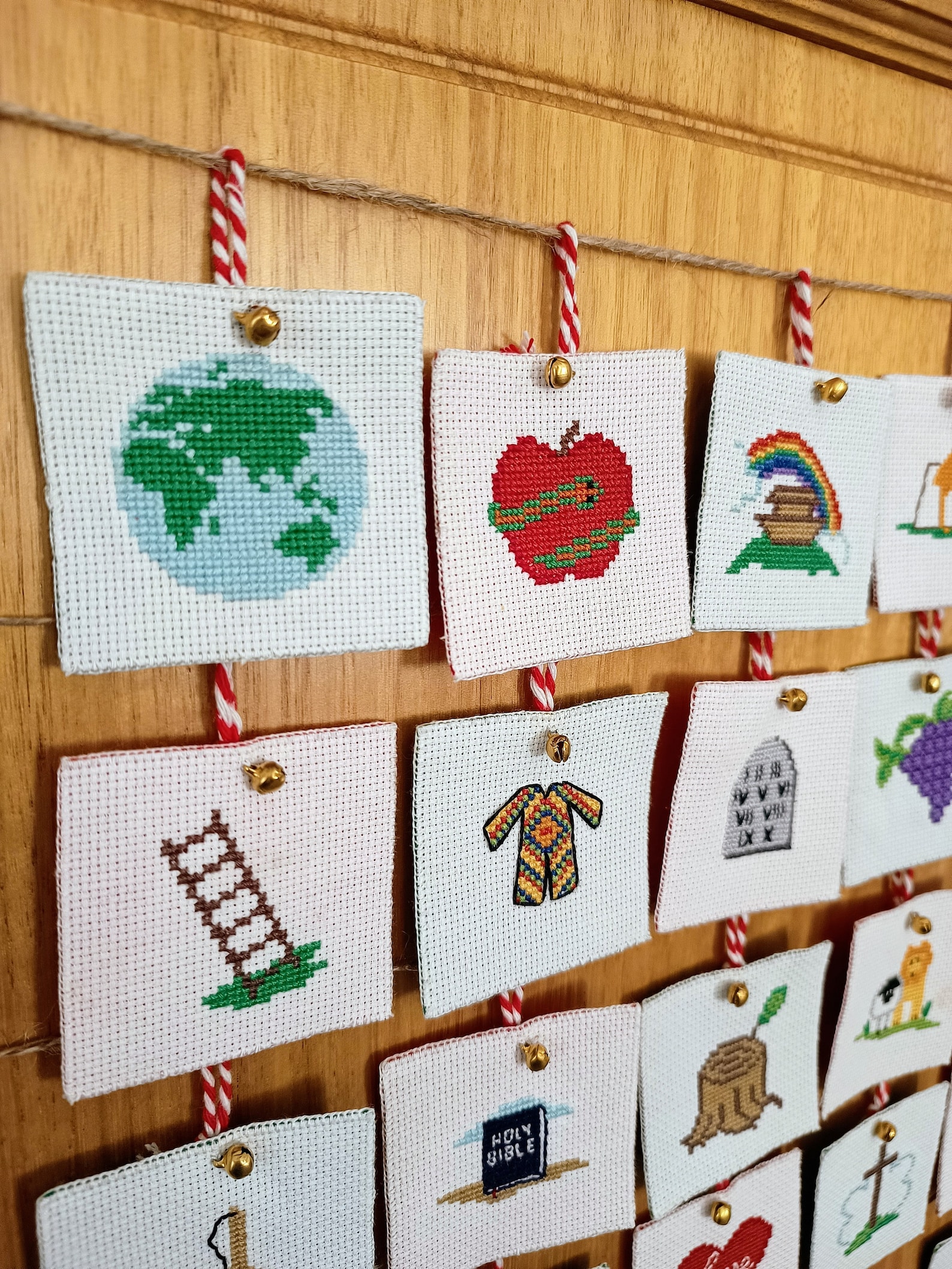Jesse Tree Cross Stitch Ornaments Pattern PDF Countdown to Christmas ...