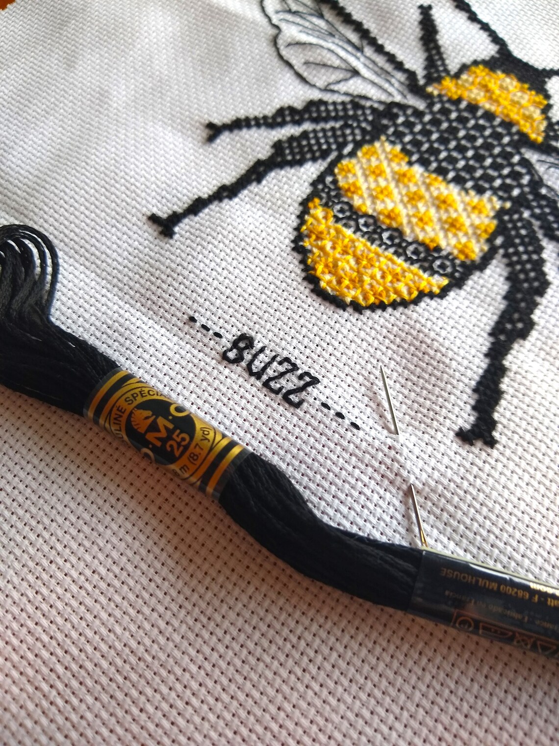 Bumble Bee Cross Stitch Pattern - Etsy