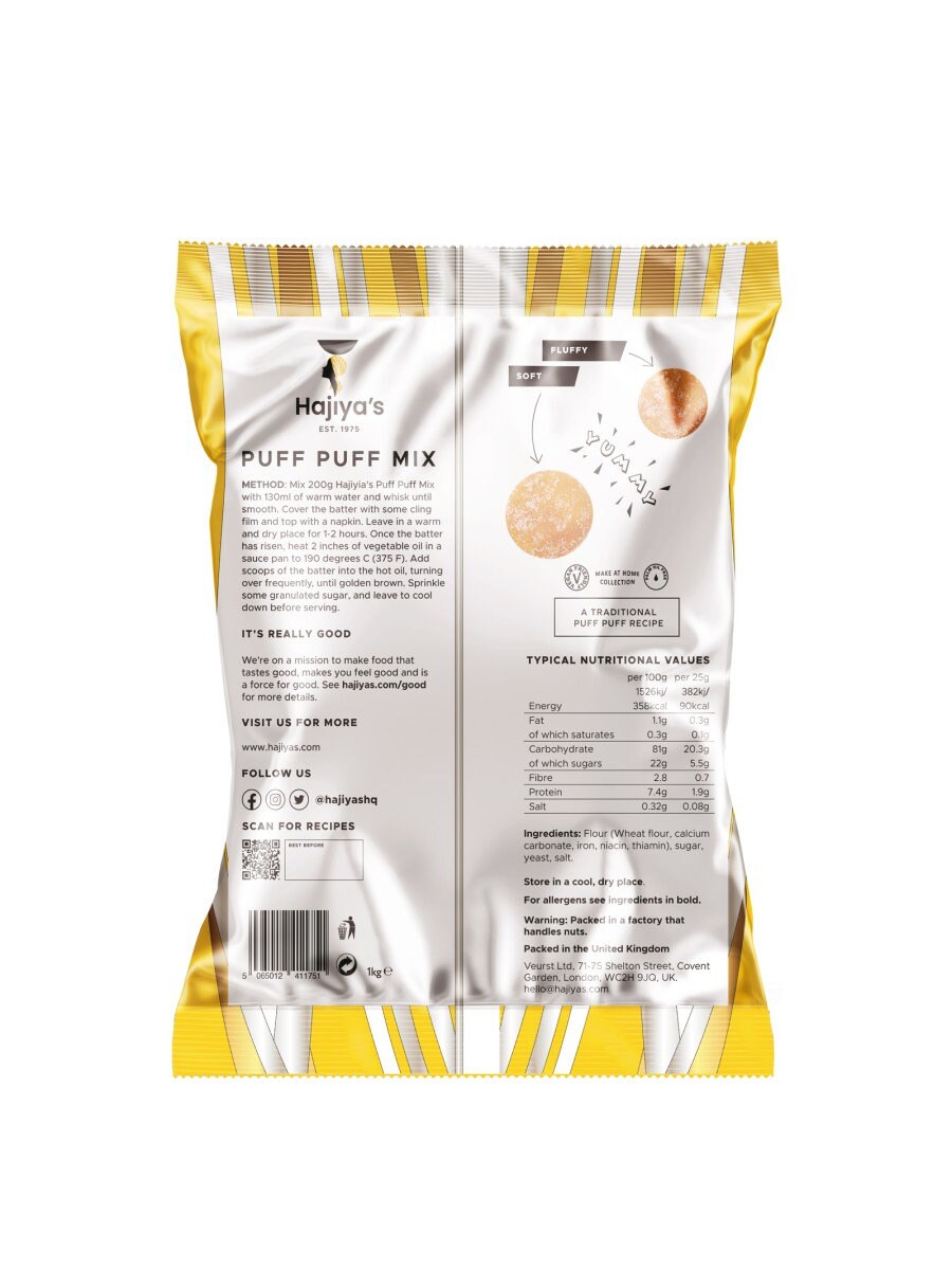 Gourmet Puff Puff Mix 1000g - Etsy