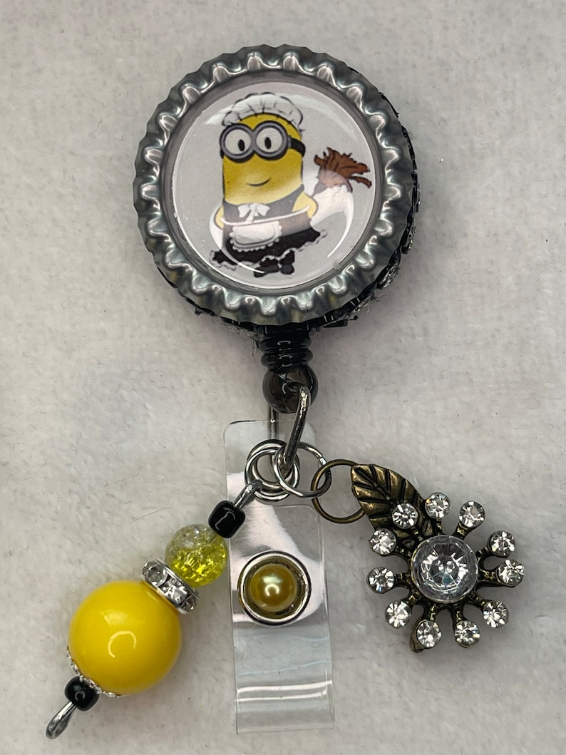 ID Reel Badge/name/janitor Badge Holder/badge/house - Etsy