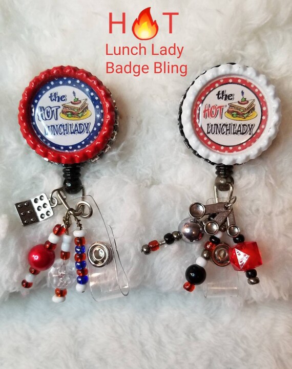 ID Reel Badge/name/lunch Room Badge/badge Holder/lunch | Etsy