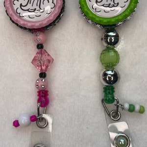 ID Reel Badge/name/janitor Badge Holder/badge/house Keeping/retractable ...