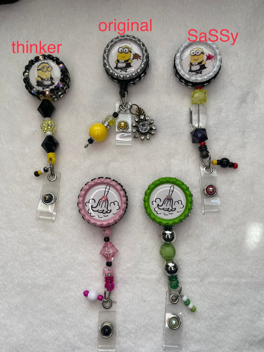 ID Reel Badge/name/janitor Badge Holder/badge/house - Etsy