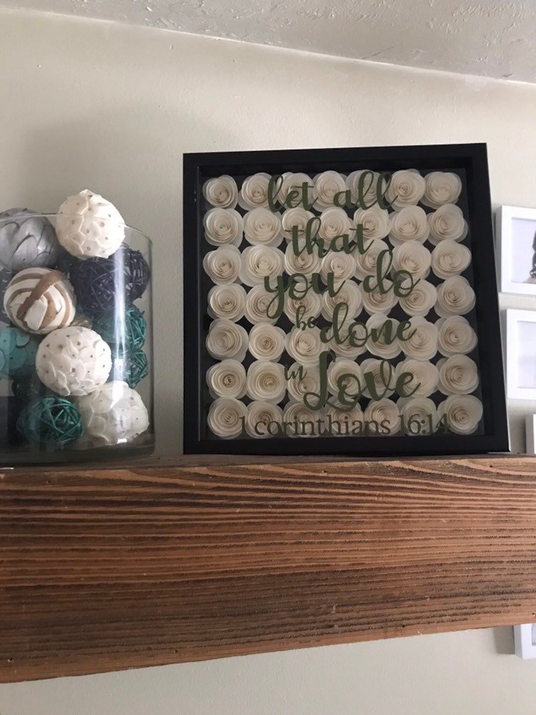 Floral Shadow Box - Etsy