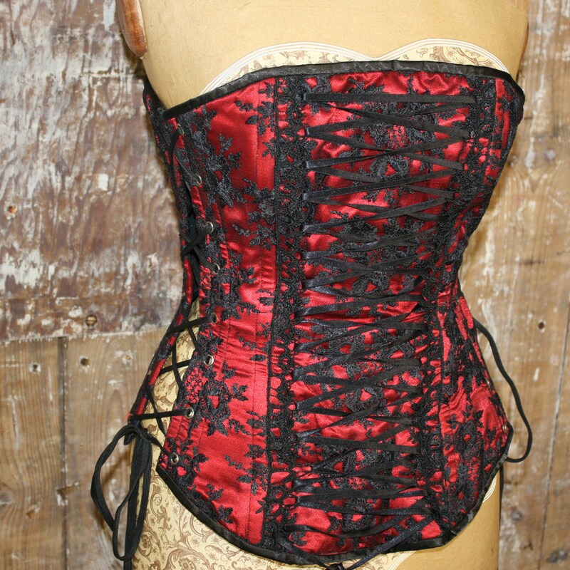 Burlesque Corset - Etsy