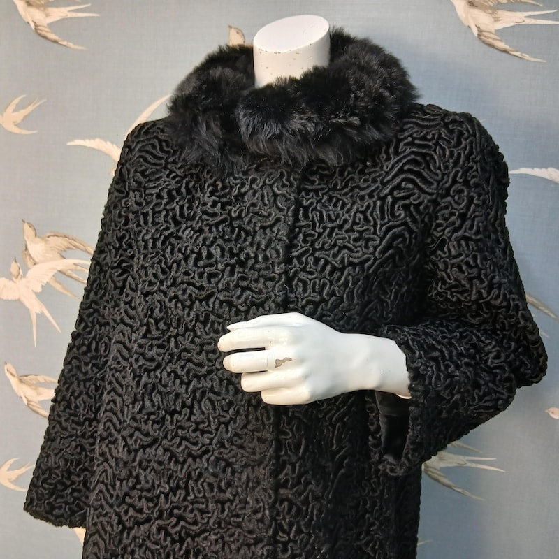 Astrakhan Coat - Etsy UK