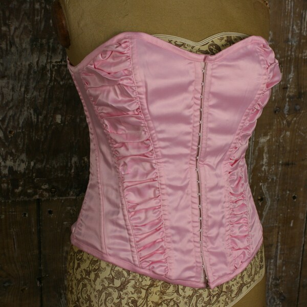 Pink Corset - Etsy