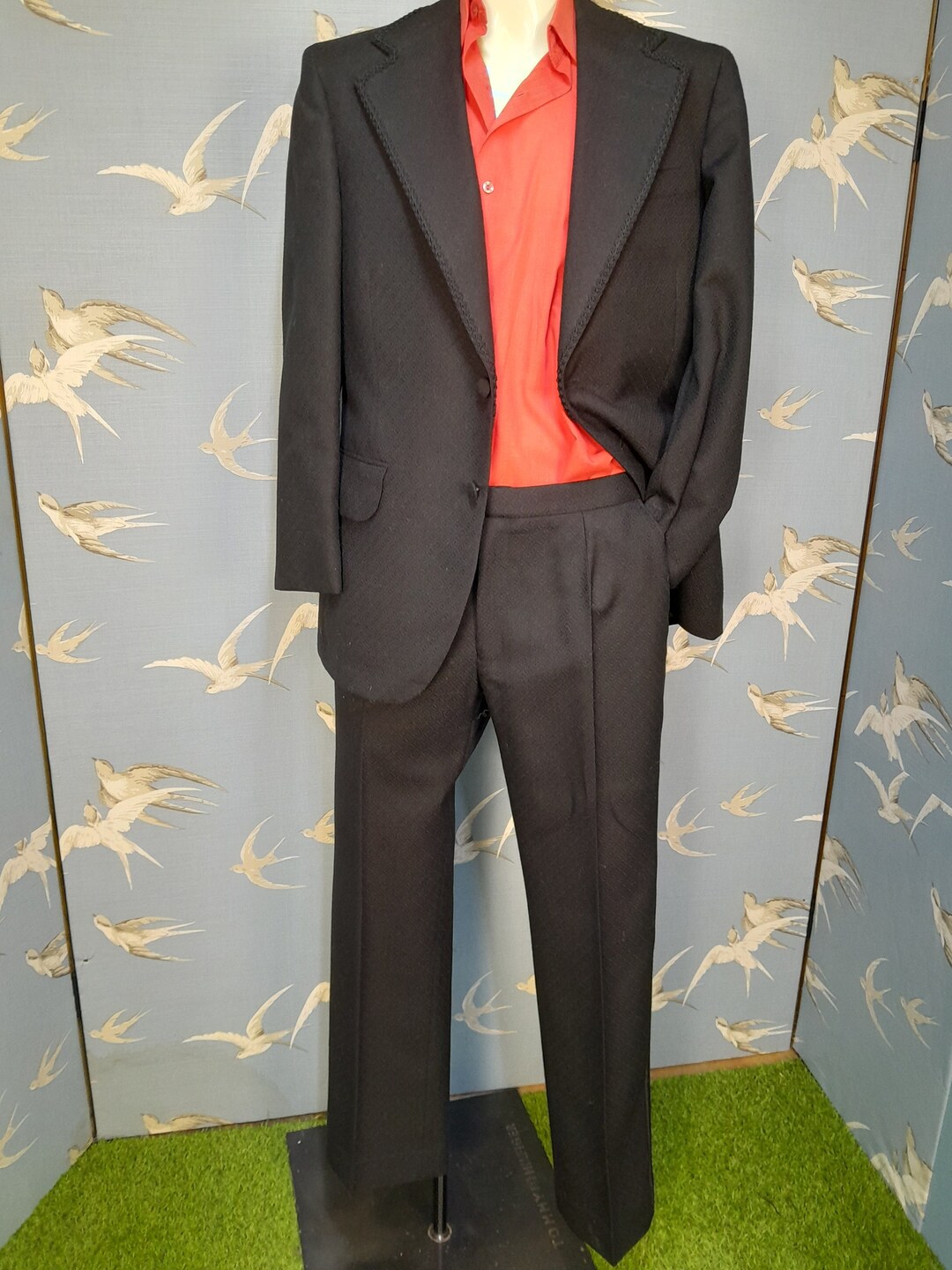 Vintage 1970s Daks Simpson Wool Mix Dinner Suit/ Tuxedo, Size 38 S, 40 ...