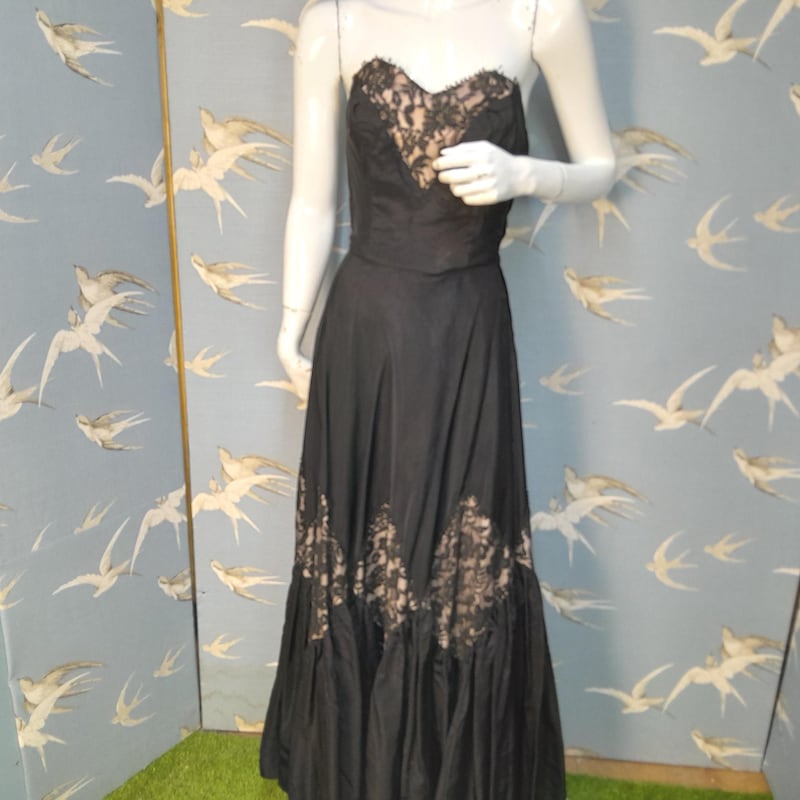 Vintage 40s Pink Gown - Etsy UK