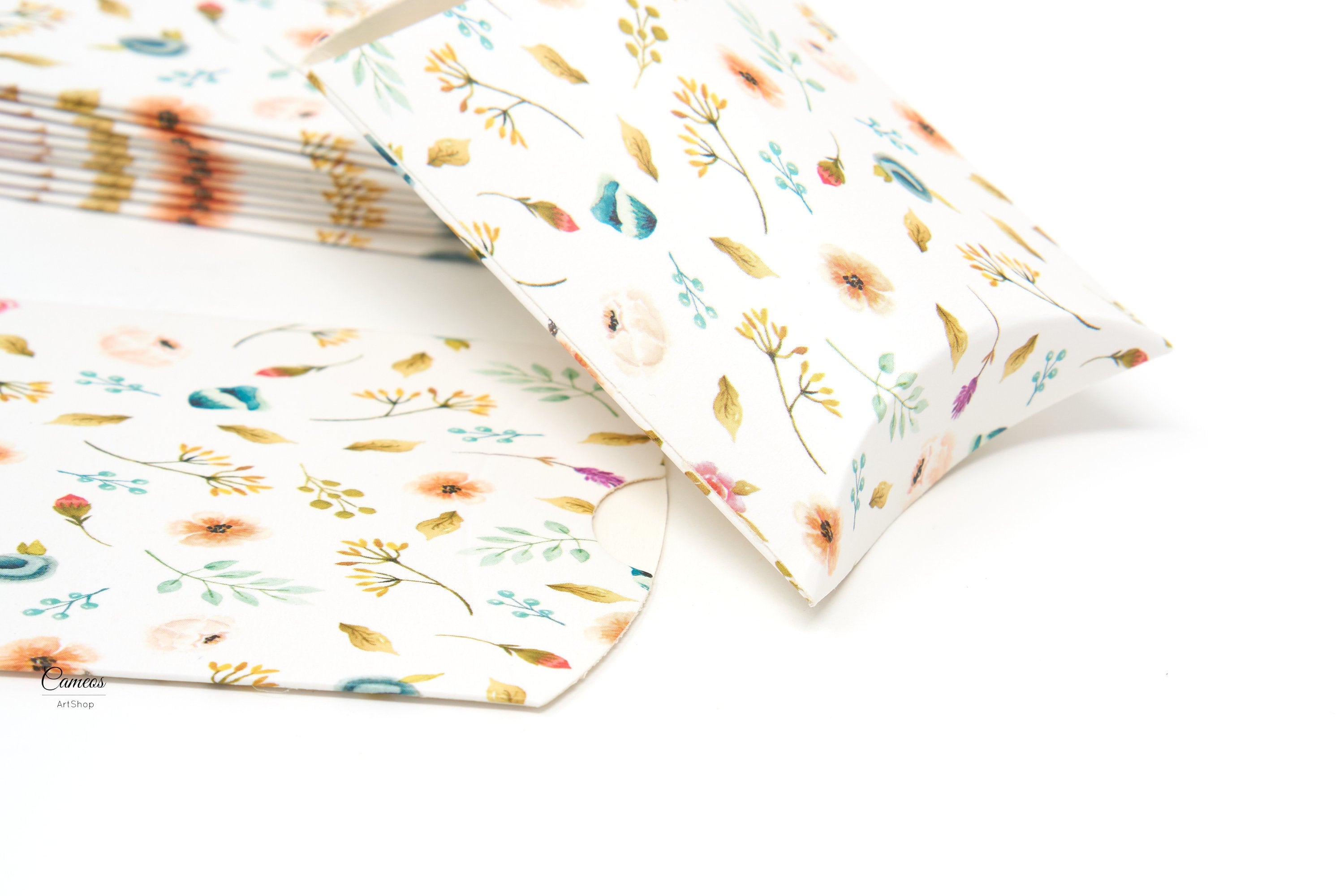 Kraft Pillow Boxes, Paper Pillow Gift Boxes, Packaging Boxes, Flower ...