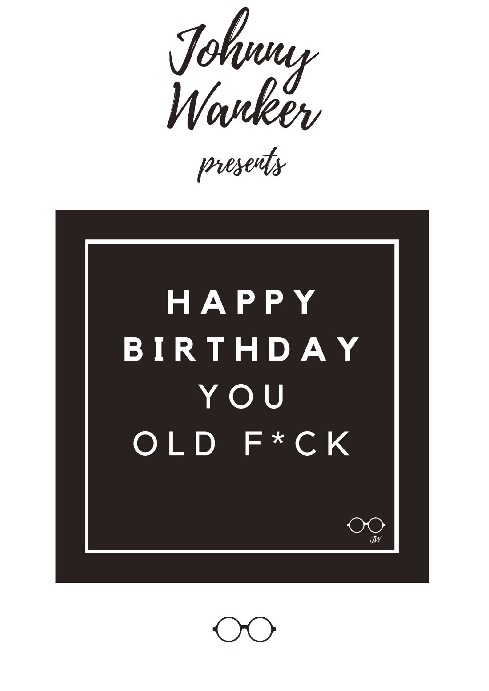 Happy Birthday Funny Sticker, Funny Sarcastic Label, Gift for Her, Gift ...